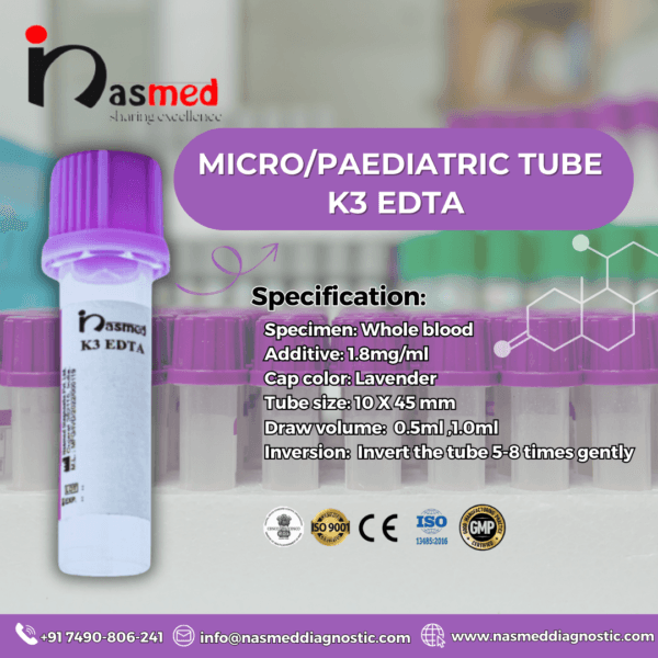 K2 EDTA Micro Pediatric Tubes Available In Andhra Pradesh