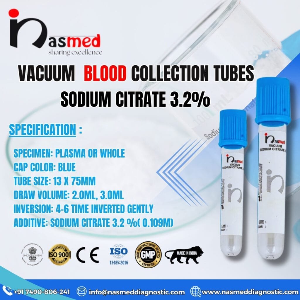Sodium Citrate 3.2% Vacuum Blood Collection Tubes in Jharkhand