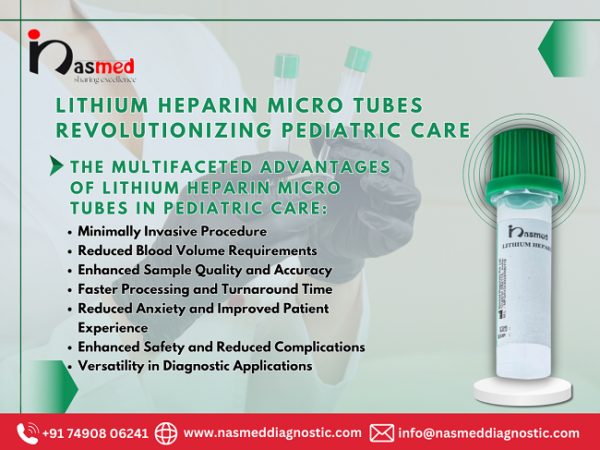 Lithium Heparin Micro Pediatric Blood Collection Tubes in Assam